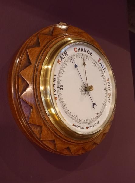 Antique Star Burst Surround Barometer | Sturmans Antiques