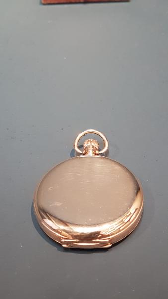 Immaculate 9ct Gold Hunter Pocket Watch | Sturmans Antiques