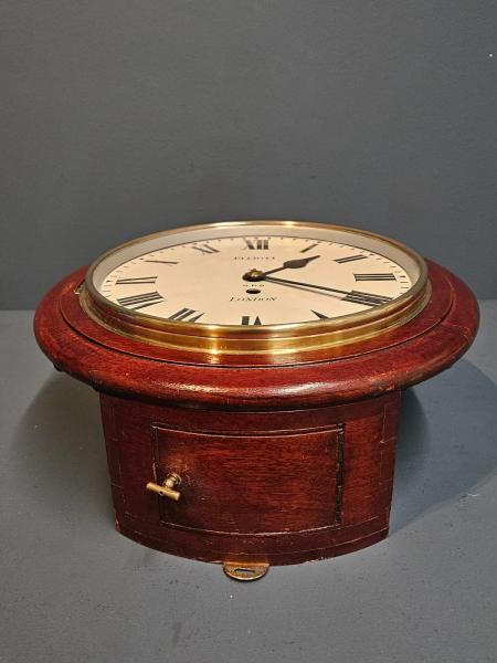 Elliott GPO Single Fusee Wall Clock | Sturmans Antiques