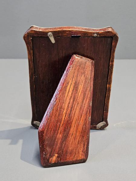 George V Silver Swept Edge Photo Frame | Sturmans Antiques