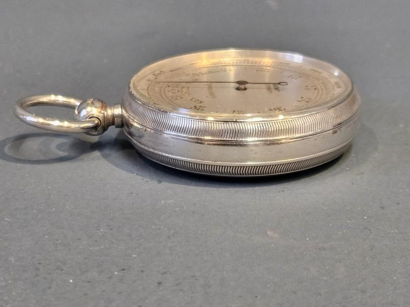 Harrods Silver Pocket Barometer | Sturmans Antiques
