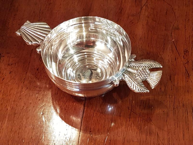 Outstanding Quality Silver Quaich | Sturmans Antiques
