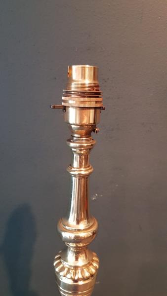 Victorian Cast Brass Lamp Base | Sturmans Antiques