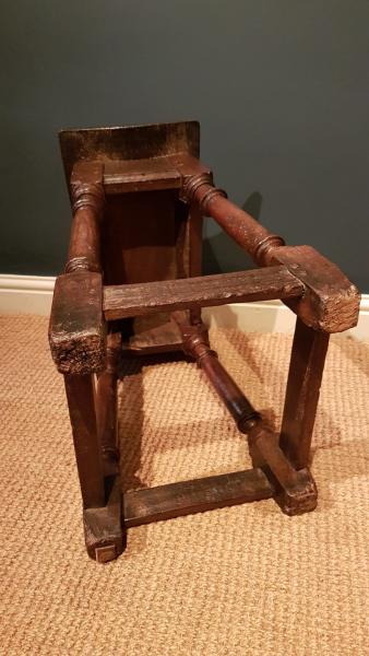 Superb Period Oak Top Joint Stool | Sturmans Antiques