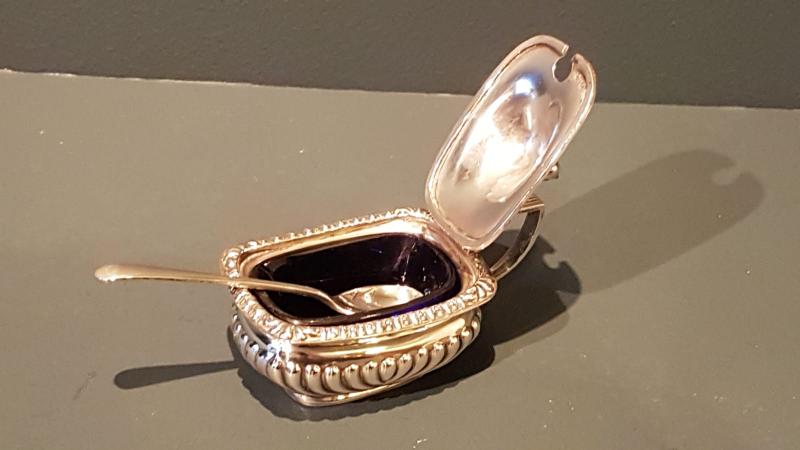 Victorian Chester Silver Mustard Pot | Sturmans Antiques