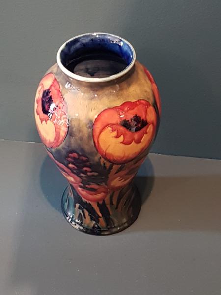 Impressive Moorcroft Big Poppy Vase | Sturmans Antiques