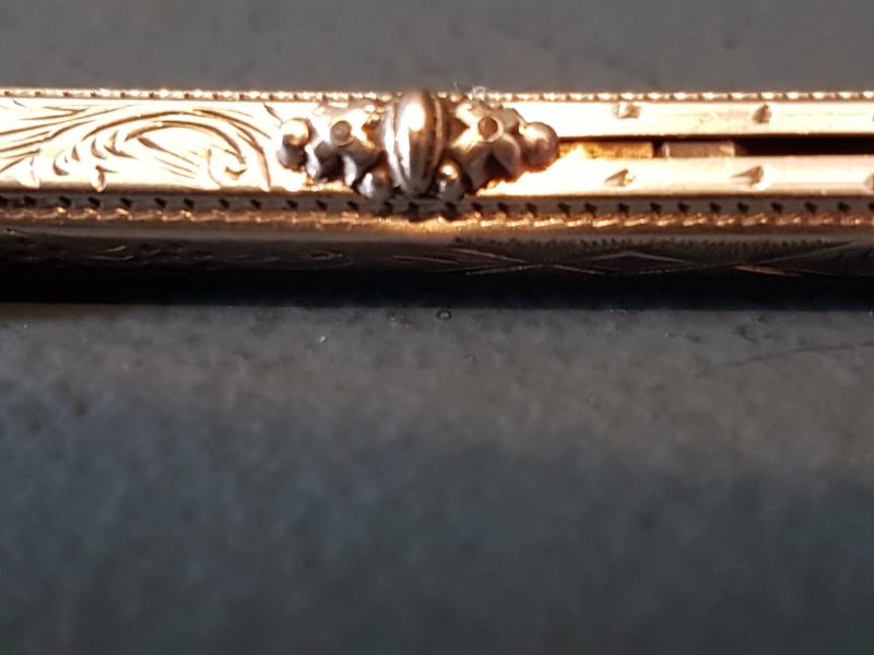 Engraved Silver Pencil, Quill and Knife Combination | Sturmans Antiques