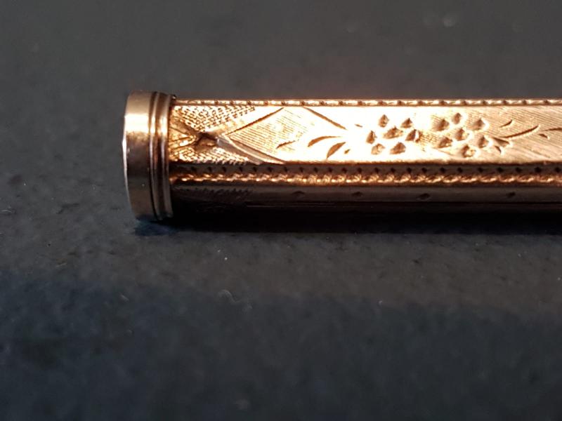 Engraved Silver Pencil, Quill and Knife Combination | Sturmans Antiques