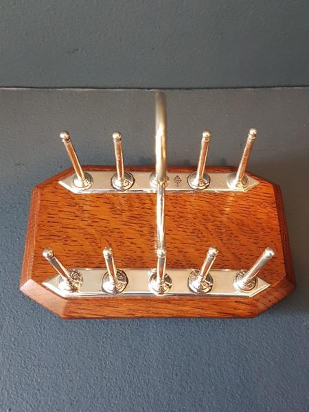 Victorian Oak and Silver Plate Toast Rack | Sturmans Antiques