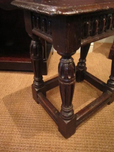 Superb Mid Georgian Period Oak Joint Stool | Sturmans Antiques