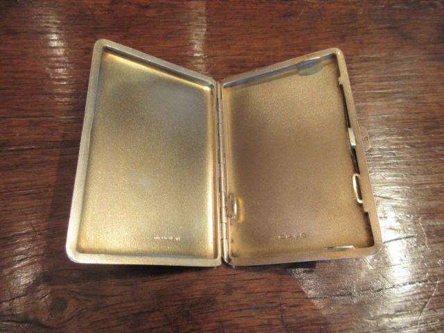 Immaculate Art Deco Silver Enamel Card Case | Sturmans Antiques