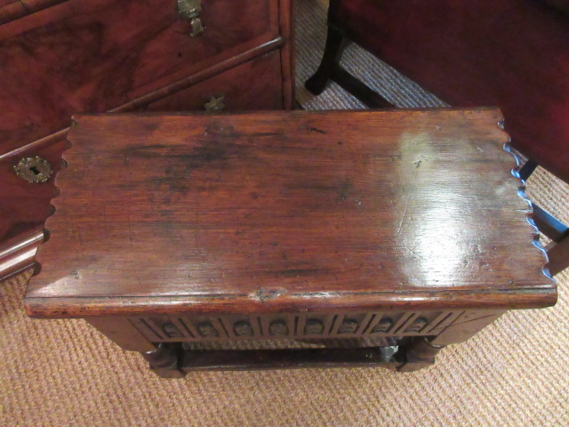 Georgian Style Antique Oak Box/Stool | Sturmans Antiques