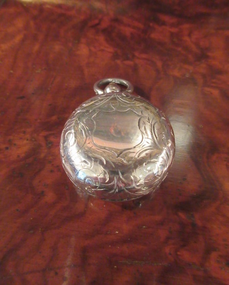 Victorian Antique Silver Engraved Sovereign Case | Sturmans Antiques