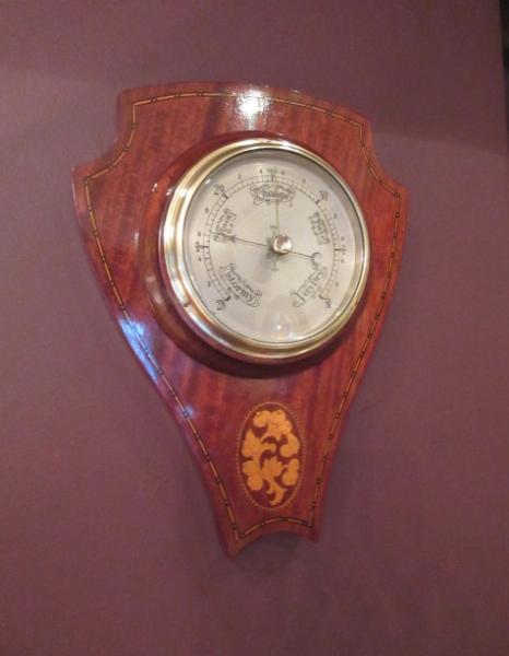 Antique Mahogany Sheraton Inlaid Barometer | Sturmans Antiques