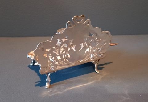 Edwardian Period Silver Pen & Ink Stand | Sturmans Antiques