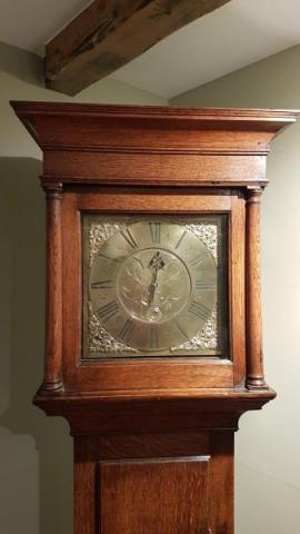 George II Period Oak Cottage Longcase Clock | Sturmans Antiques
