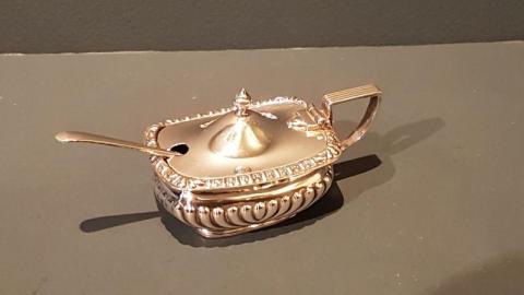 Victorian Chester Silver Mustard Pot | Sturmans Antiques