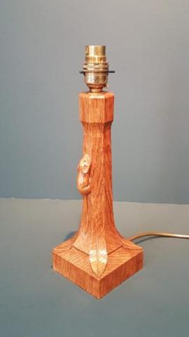 Superb 1950's Mouseman Table Lamp | Sturmans Antiques