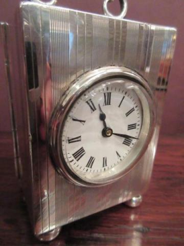 Fine George V Period Antique Solid Silver Carriage Clock | Sturmans ...